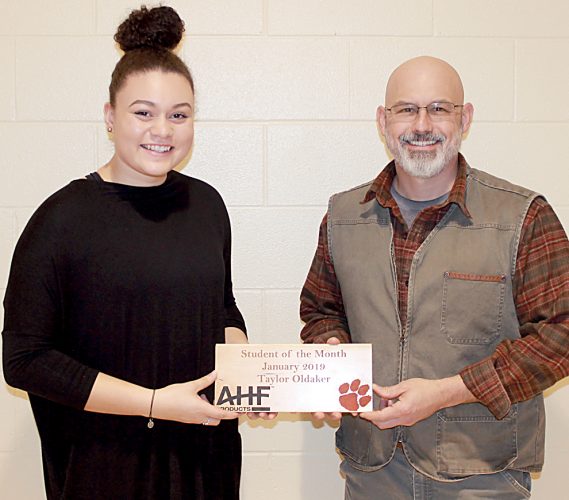 Oldaker named AHF Student of the Month | News, Sports, Jobs - The ...